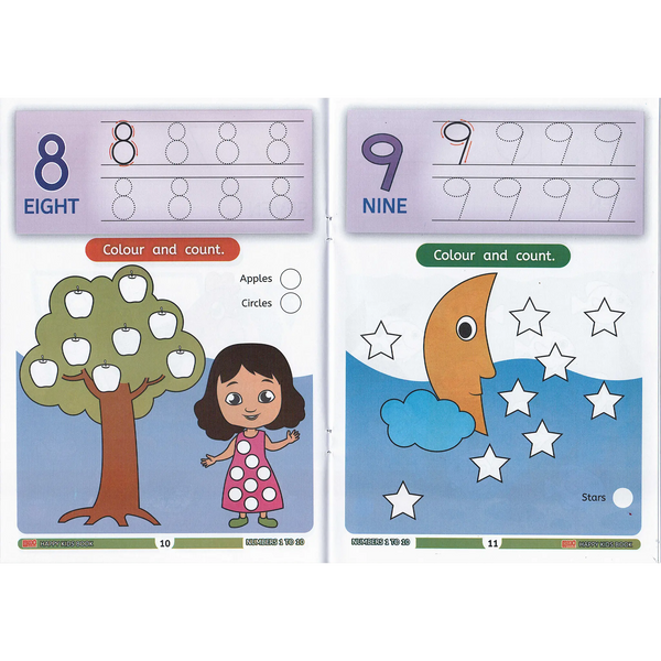 Happy Kids Books - Numbers 1 to 10 Work Book – My Store